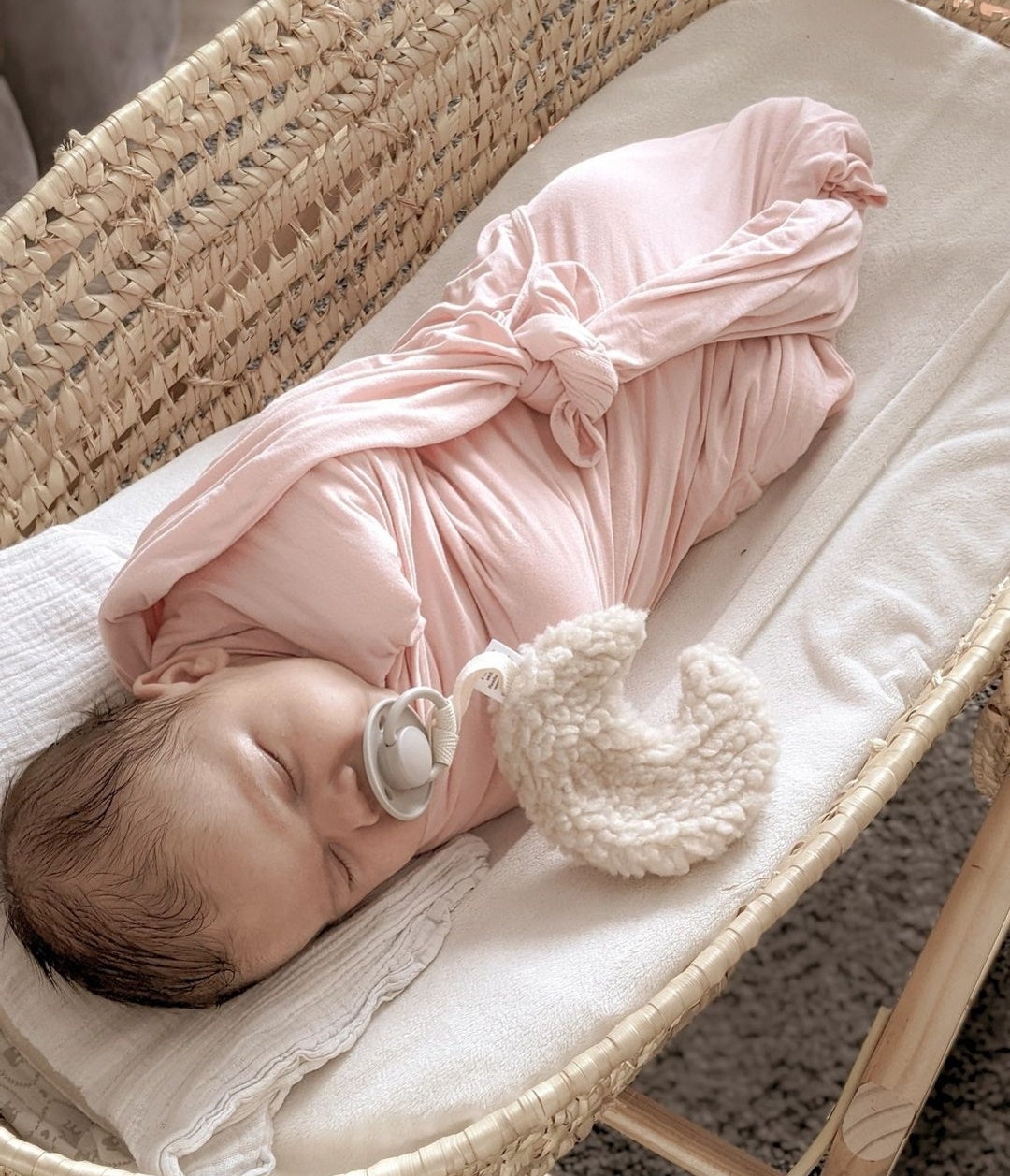 Sherpa Moon | Baby Teddy Moon | Beige Teddy Lovey | Nursery Decor ...