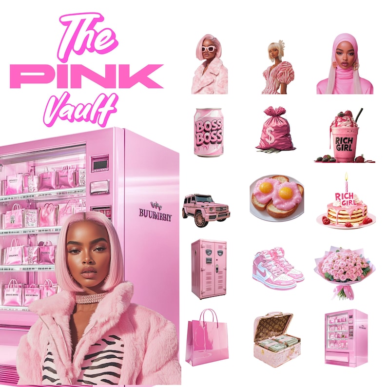 350 Pink Graphic Elements| Pink Graphic Elements| Transparent ...