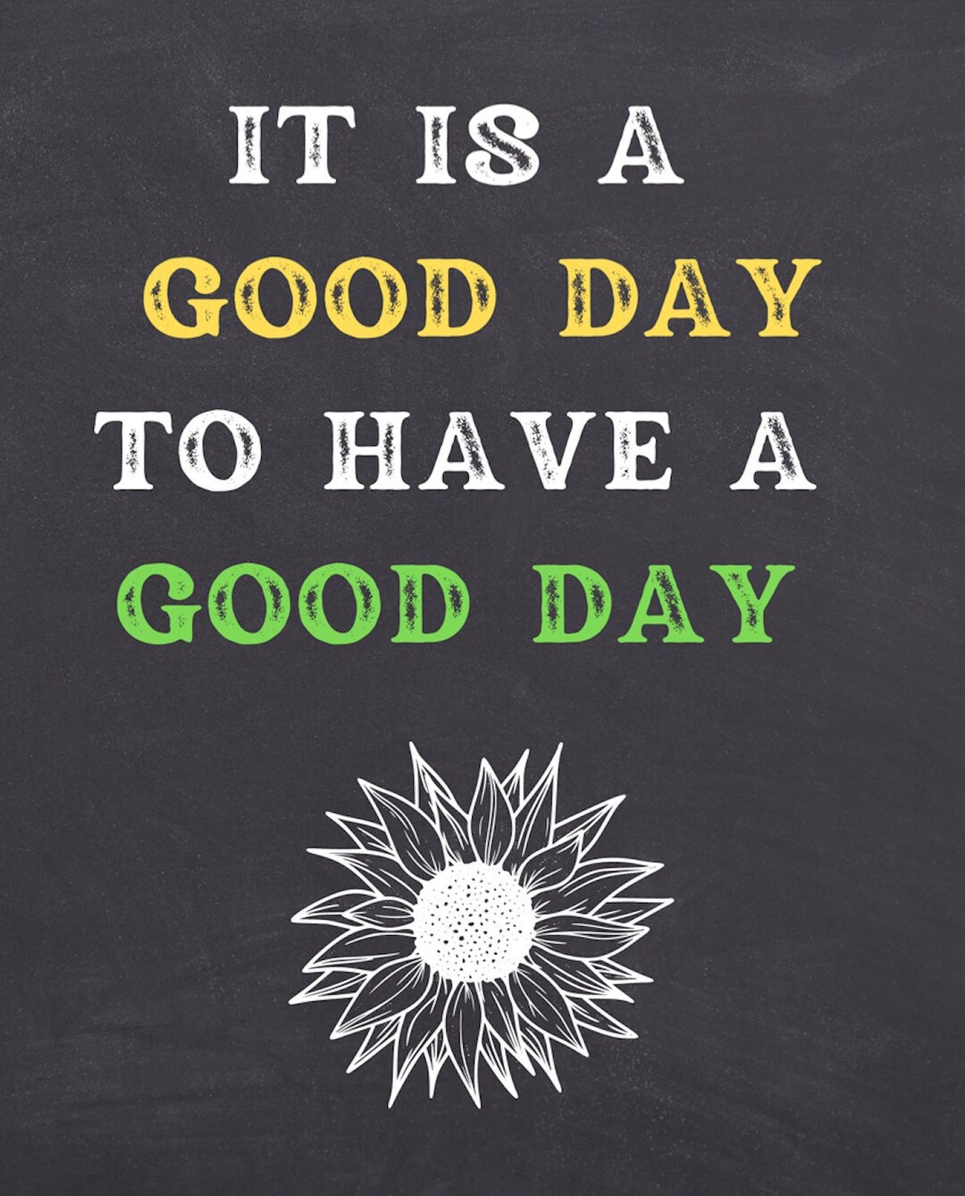 Good Day Motivational Classroom Poster - Etsy