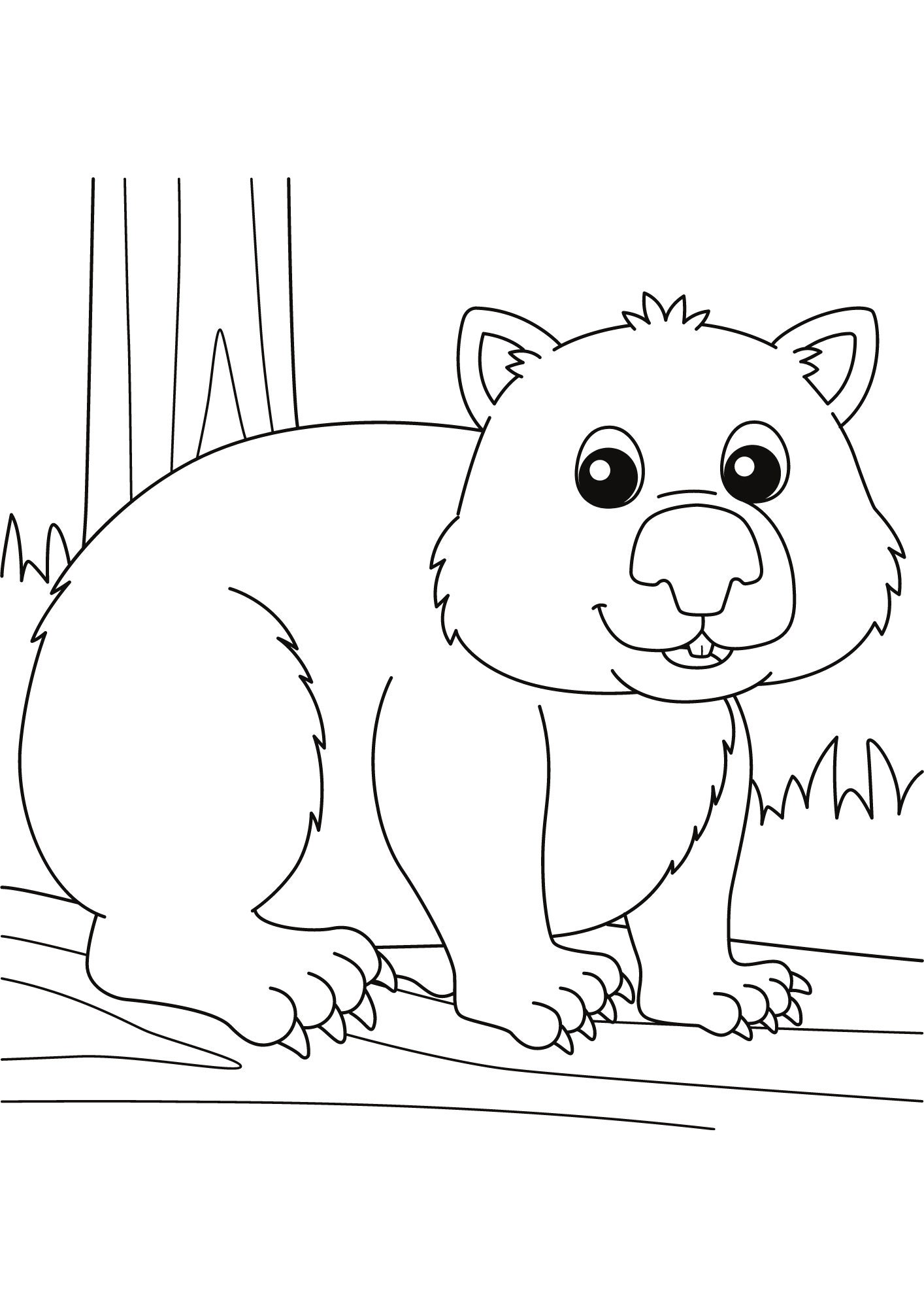 Printable Kids Coloring Pages | Beginner Coloring Book | Coloring for ...
