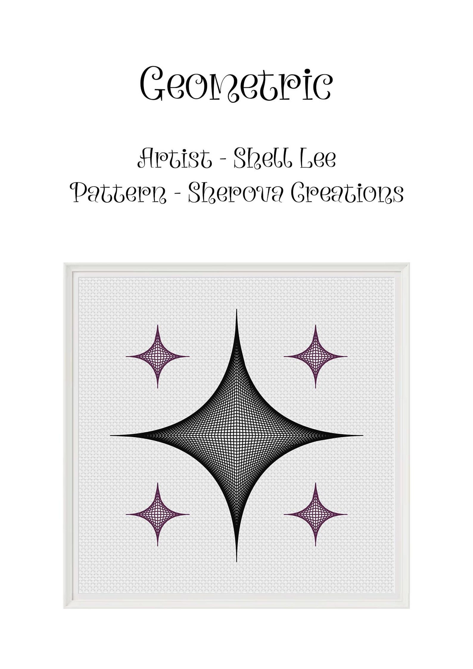 Geometric Cross Stitch Pattern **digital | Printable ** - Etsy