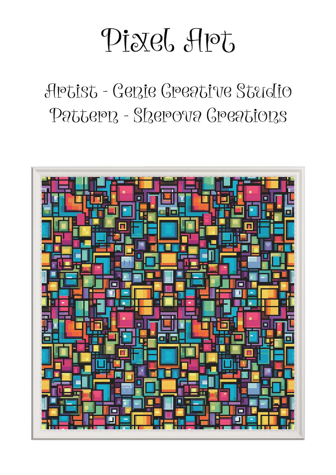 Pixel Art Cross Stitch Pattern **digital | Printable ** - Etsy