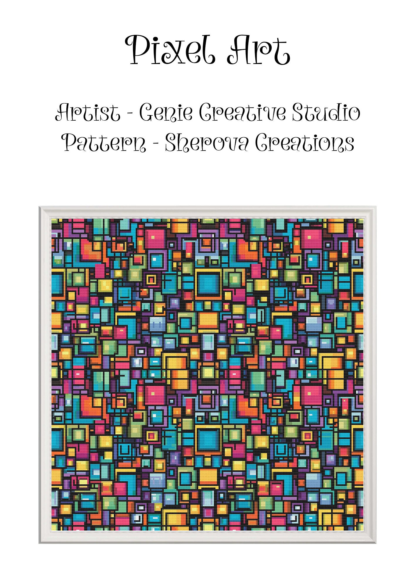 Pixel Art Cross Stitch Pattern **digital | Printable ** - Etsy