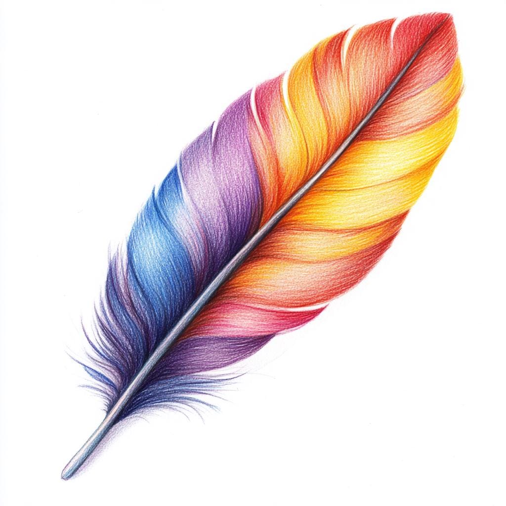 Watercolor Feather Clipart Bundle, Printable Wall Art (JPG, PNG) - Etsy