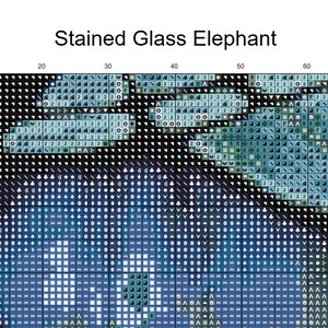 Elephant Counted Cross Stitch Pattern ** Digital | Printable ** - Etsy