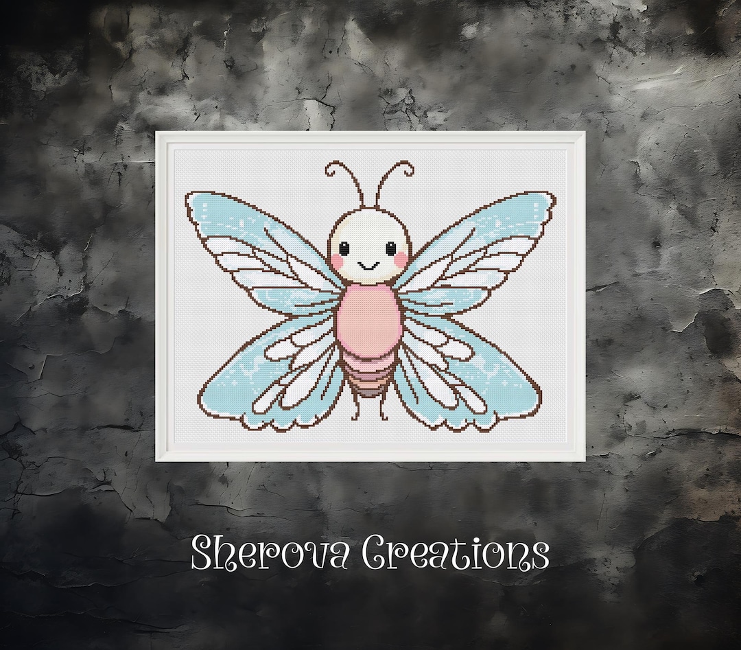 Butterfly Cross Stitch Pattern **digital | Printable ** - Etsy