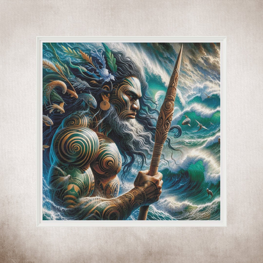 Polynesian God Cross Stitch Pattern: Modern X-large Chart (PDF) - Etsy