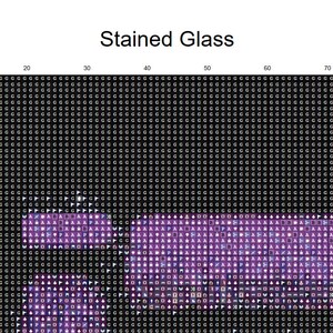 Stained Glass Counted Cross Stitch Pattern ** Digital | Printable ** - Etsy