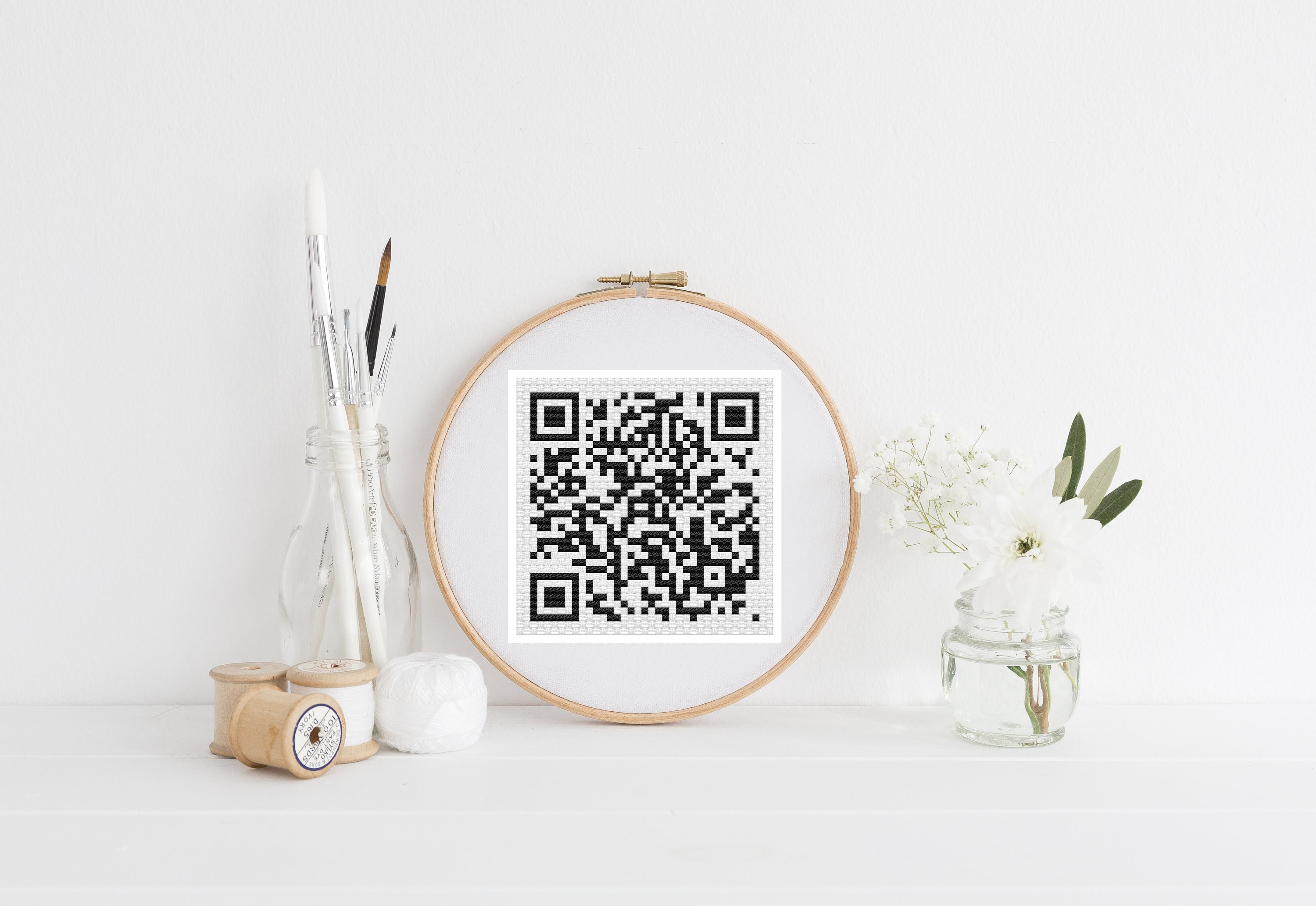 This is the Song That Never Ends QR Code Cross Stitch Pattern - Etsy