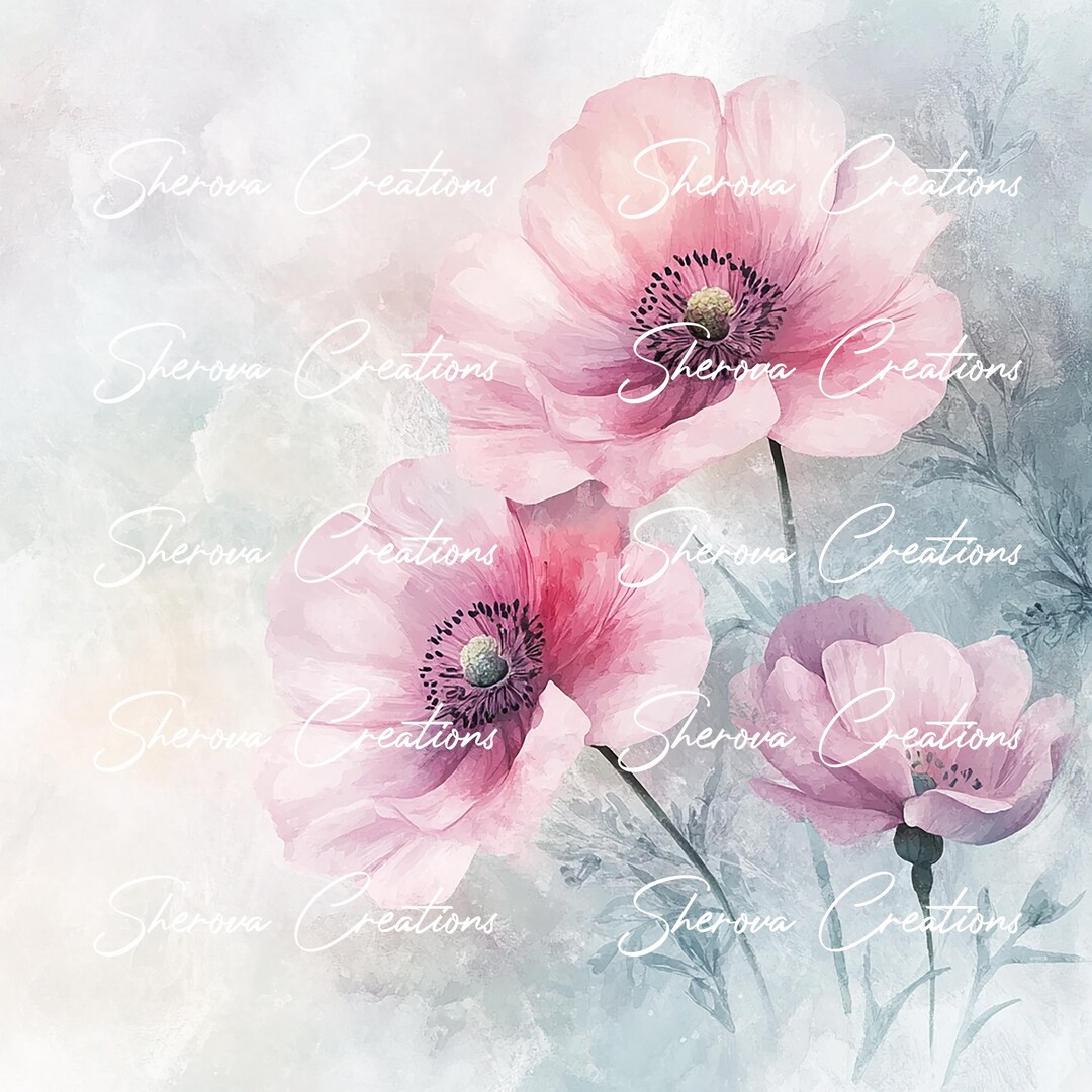 10 Background Textured Digital Paper, Wall Art, Printable Watercolour ...
