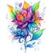 Watercolor Flower Clipart Bundle, Floral Art (JPG) - Etsy