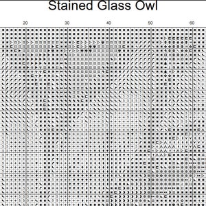 Owl Counted Cross Stitch Pattern ** Digital | Printable ** - Etsy