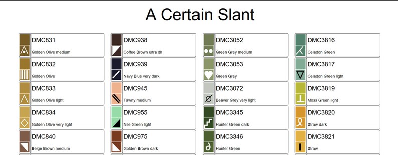 A Certain Slant Cross Stitch Pattern Jasmine Becket Griffith Full ...