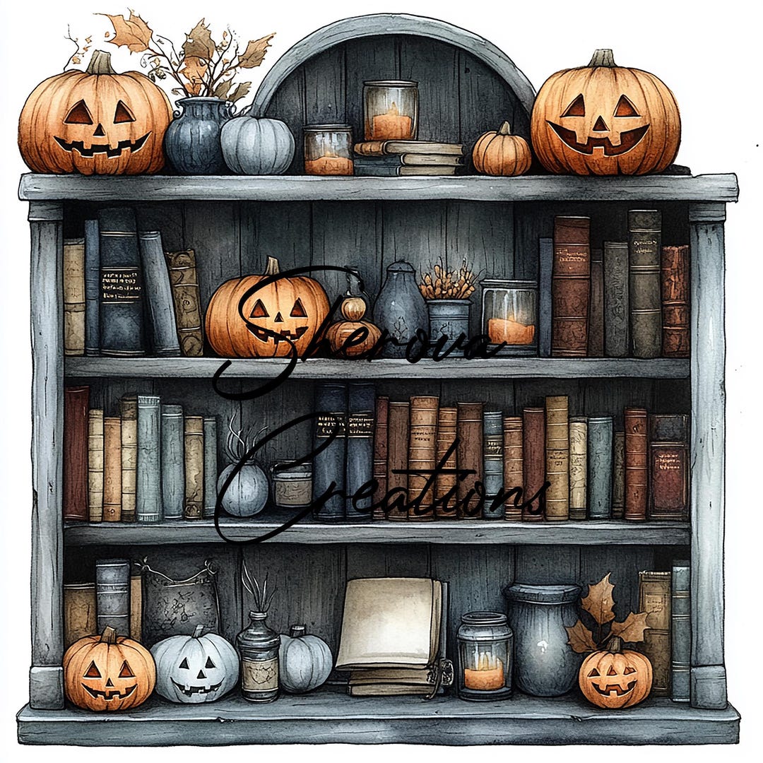 Halloween Watercolor Clipart Bundle: Pumpkin Jack-o'-lanterns (JPG ...
