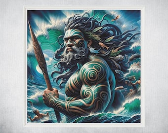 Polynesian Man Cross Stitch Pattern, PDF Instant Download, Full Coverage, Pacific Culture ...