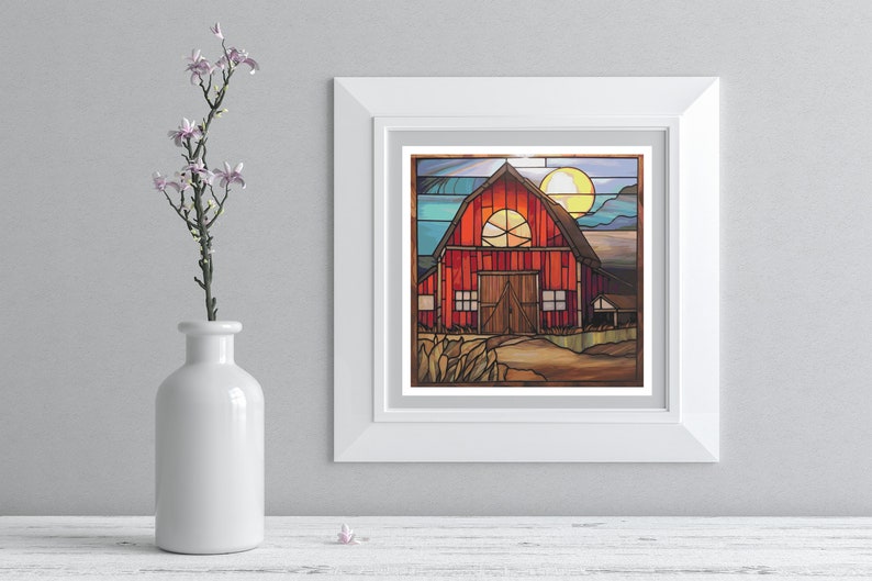 Barn Counted Cross Stitch Pattern - Etsy