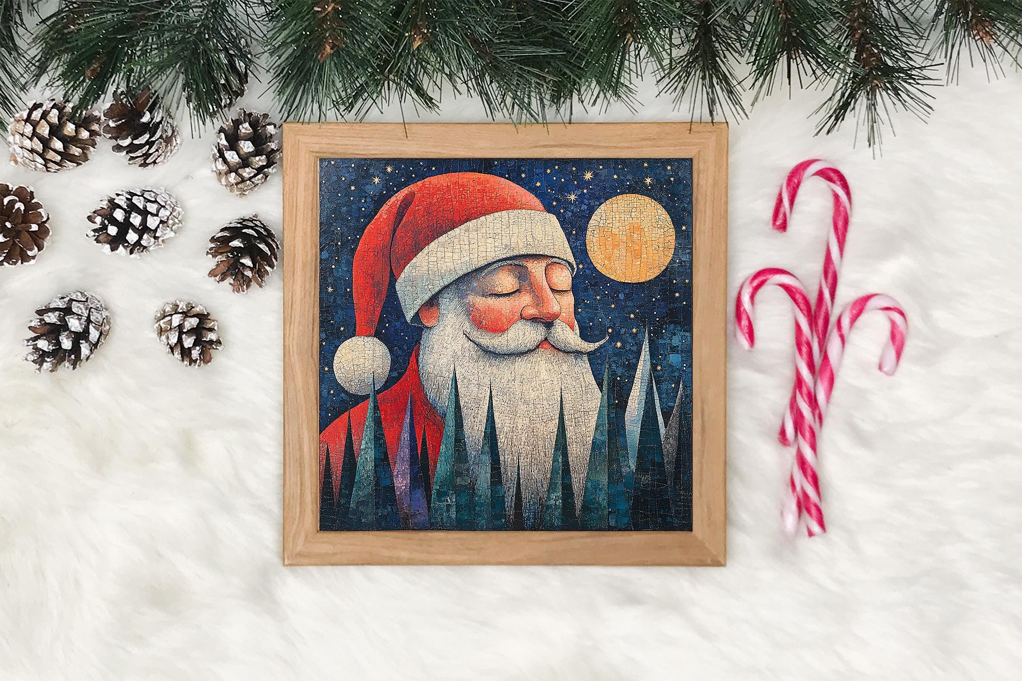 Santa - Digital Art ** Digital | Printable ** - Etsy