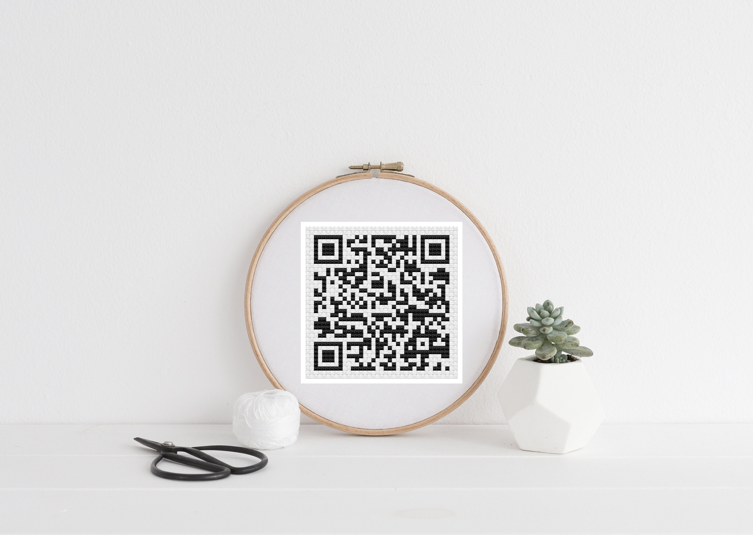 The Rodeo Song QR Code Cross Stitch Pattern - Etsy