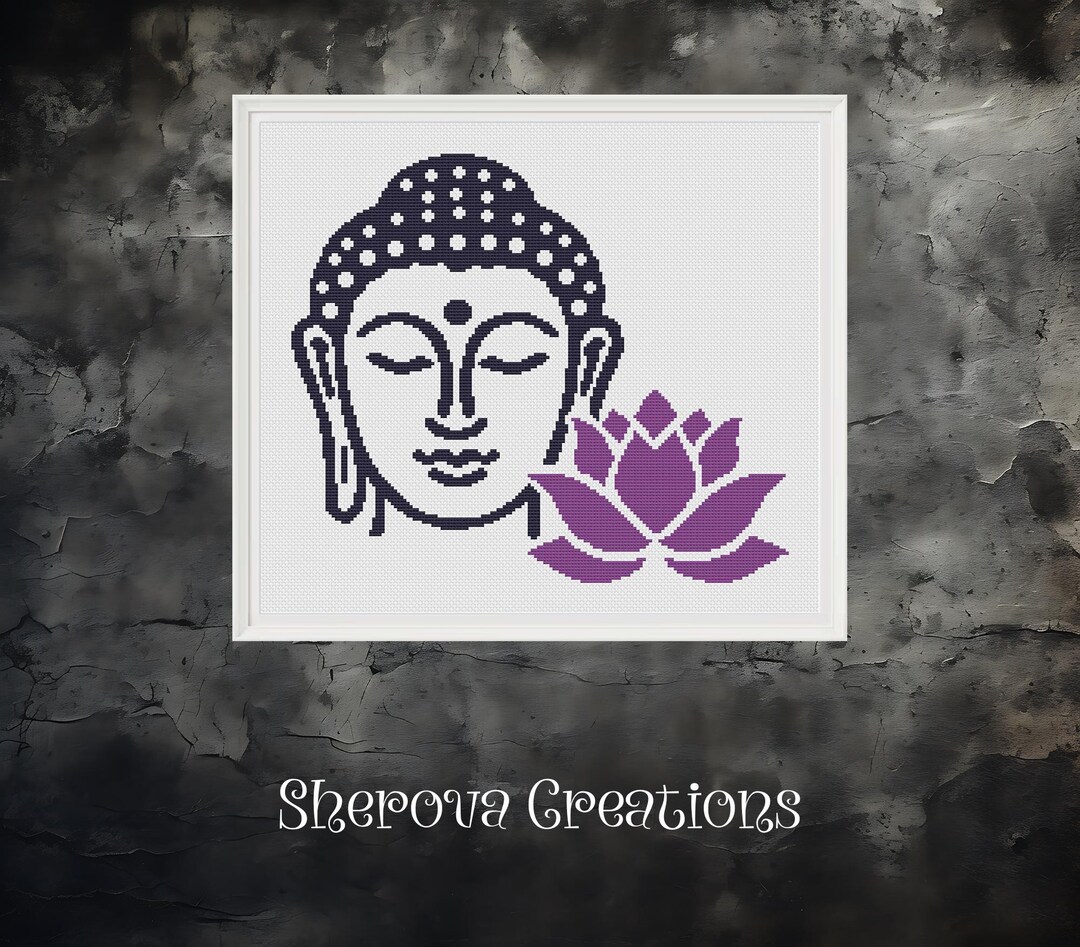Buddha Cross Stitch Pattern **digital | Printable ** - Etsy