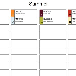 Summer Cross Stitch Pattern Digital Printable - Etsy