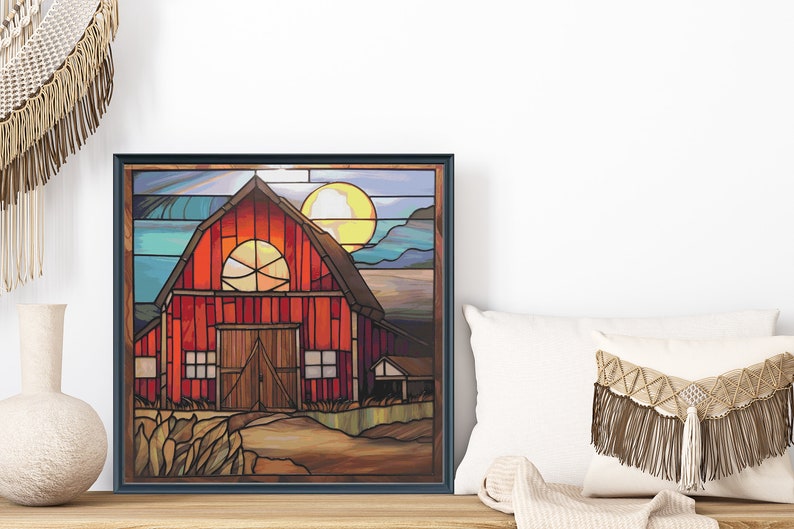 Barn Counted Cross Stitch Pattern - Etsy
