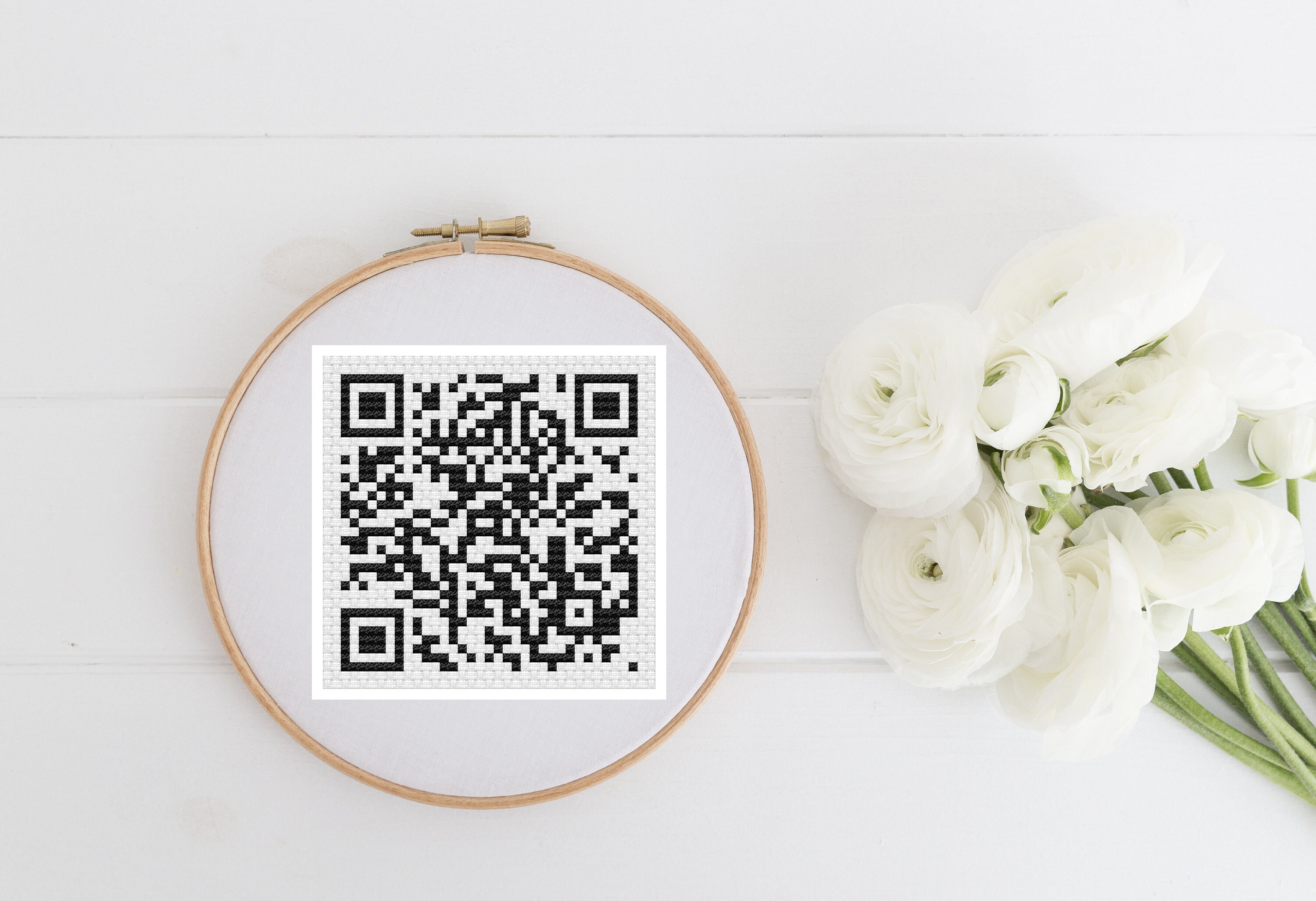 This is the Song That Never Ends QR Code Cross Stitch Pattern - Etsy