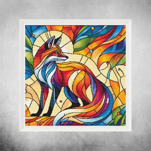 Fox Counted Cross Stitch Pattern | Cross Stitch Chart | Instant ...
