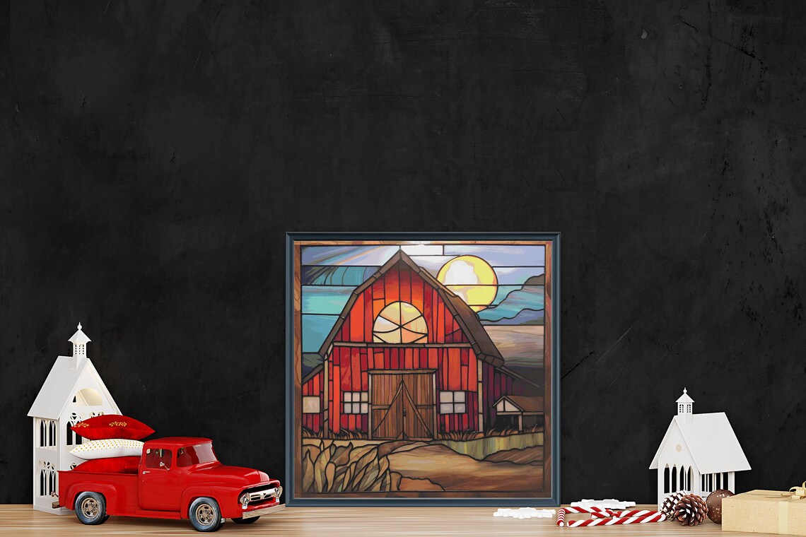 Barn Counted Cross Stitch Pattern - Etsy