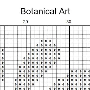 Contemporary Art Counted Cross Stitch Pattern ** Digital | Printable ...