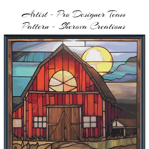 Barn Counted Cross Stitch Pattern - Etsy