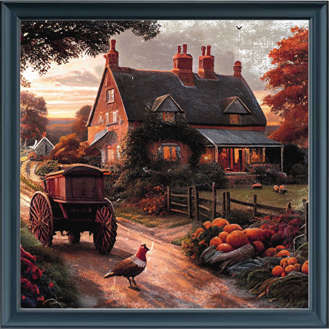 Vintage Farm Life Cross Stitch Pattern | Animals | Full Coverage ...