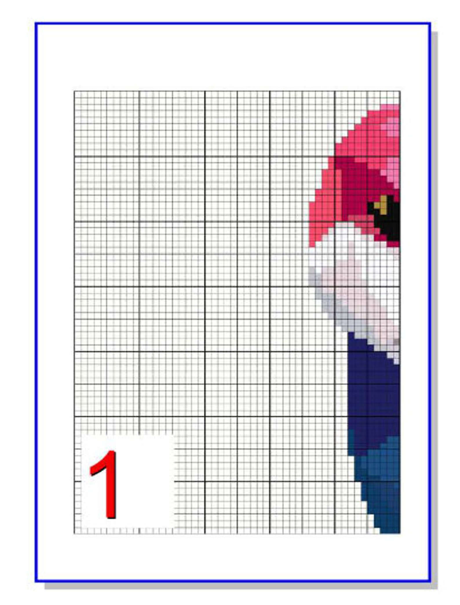 Geometric Snake Counted Cross Stitch Pattern Digital Printable - Etsy