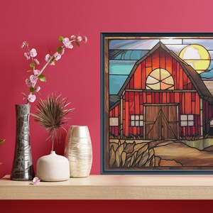 Barn Counted Cross Stitch Pattern - Etsy