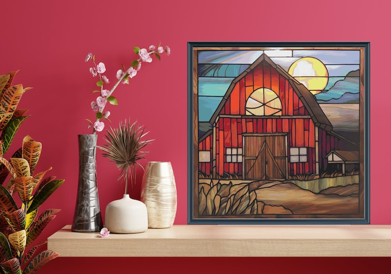 Barn Counted Cross Stitch Pattern - Etsy