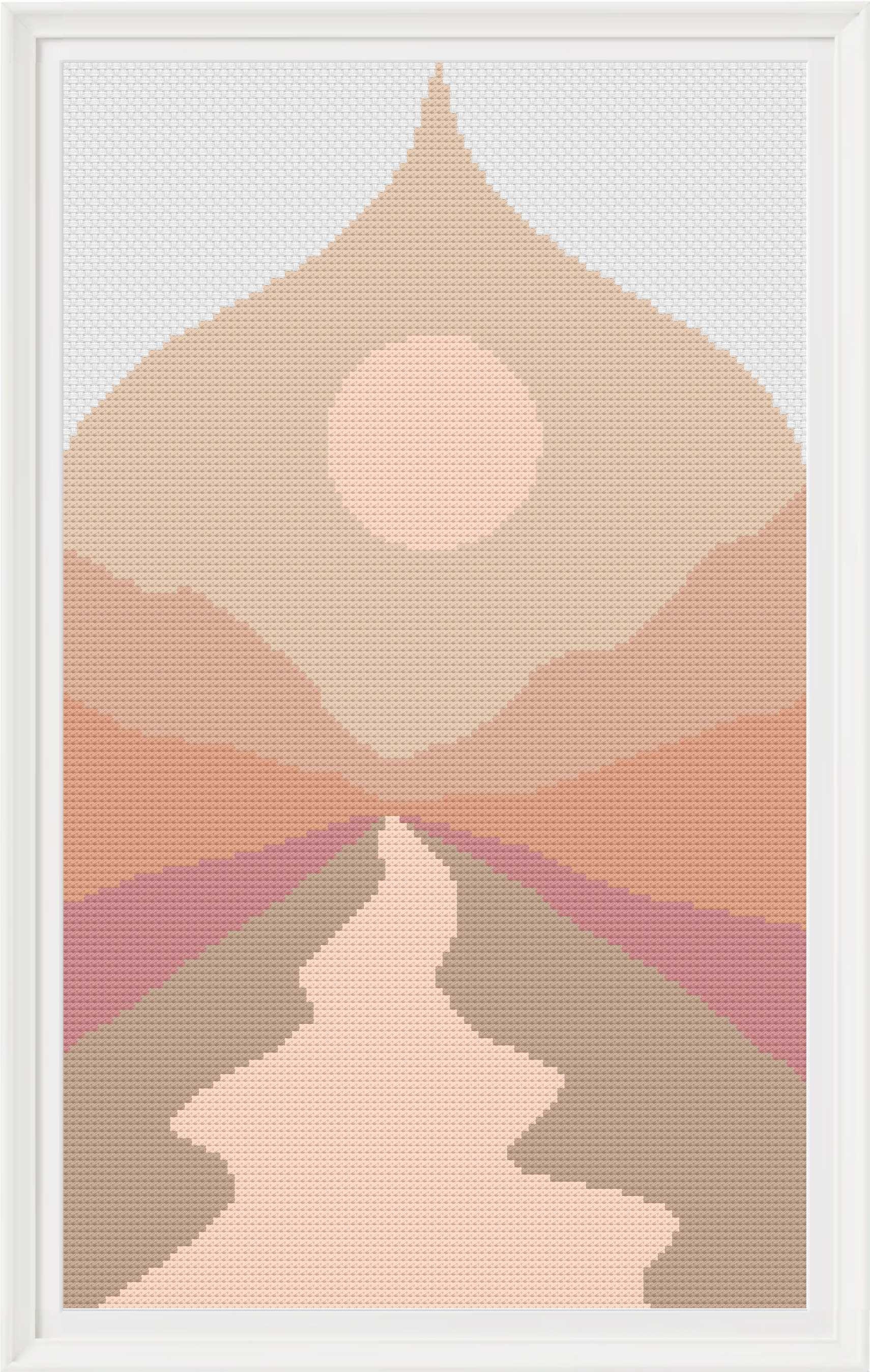 Boho Counted Cross Stitch Pattern Digital Printable - Etsy