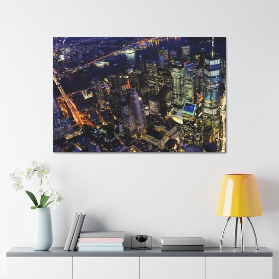 Canvas Cityscape Skyline Gallery Wraps - Etsy