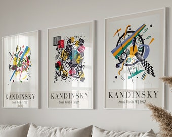 Print of Wassily Kandinsky, Vintage Exhibition Poster Kandinsky, Mid ...