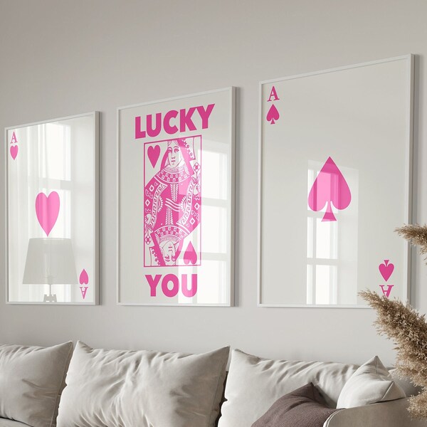 Pink Ace Poster - Etsy