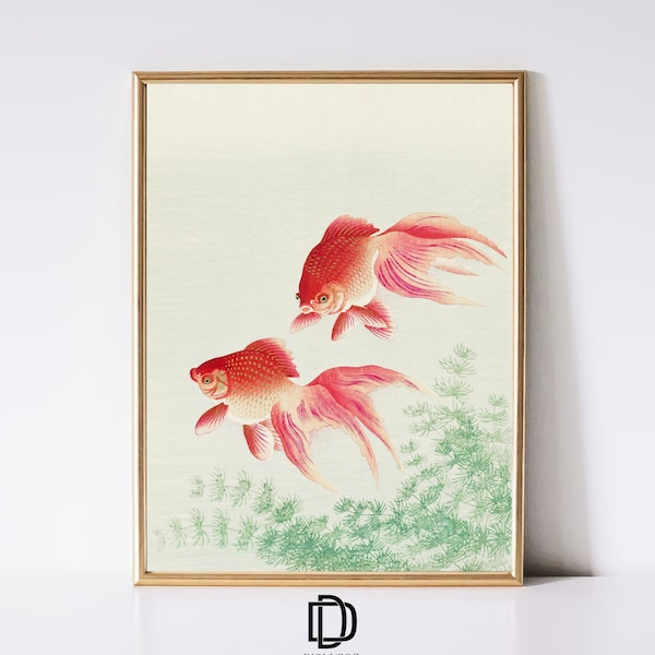 Fish Woodblock Print - Etsy