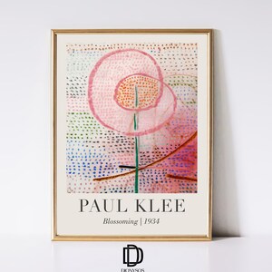 Paul Klee Blossoming Art Print Vintage Paul Klee Wall Art - Etsy