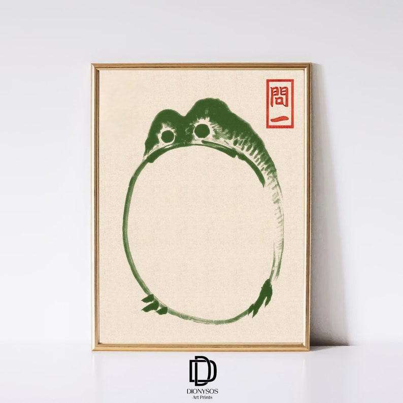Japanese Matsumoto Hoji Frog Print Vintage Frog Woodblock - Etsy