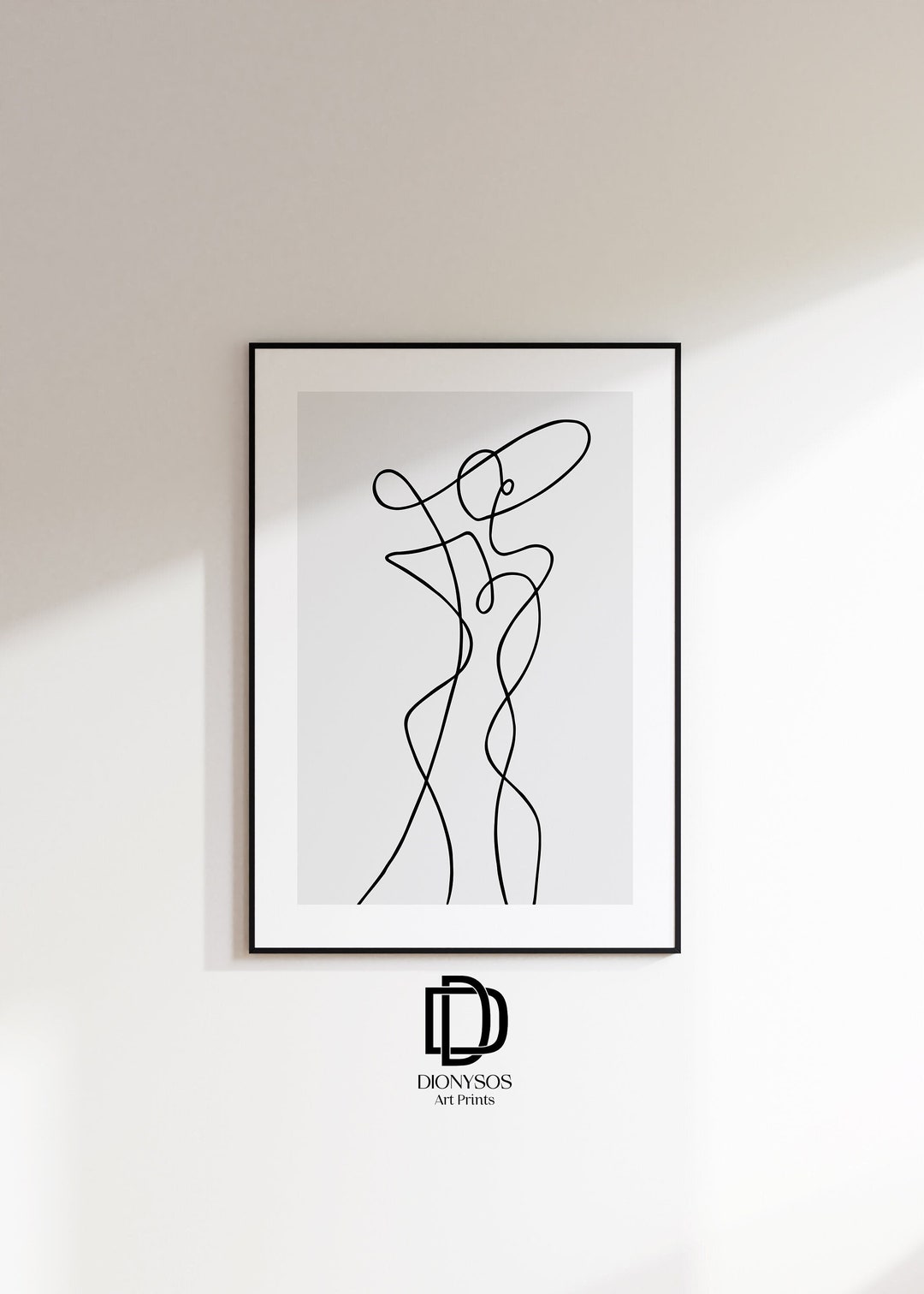 Woman Line Drawing Art Print Minimalist One Line Home Decor - Etsy
