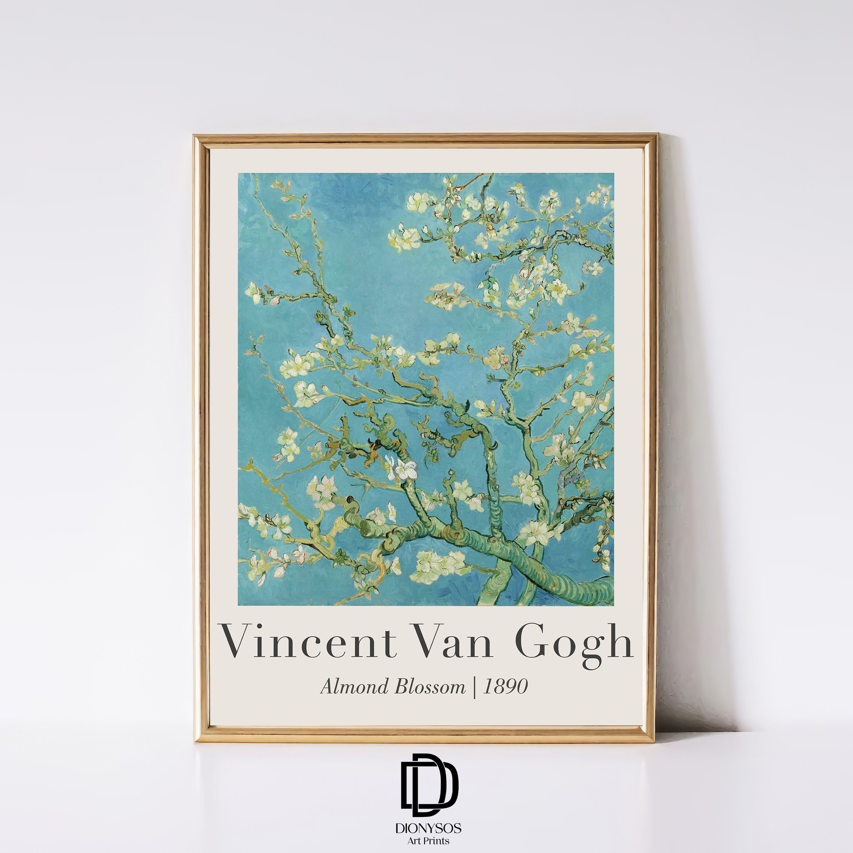 Artful Van Gogh Almond Blossom Art Print Van Gogh Exhibition - Etsy