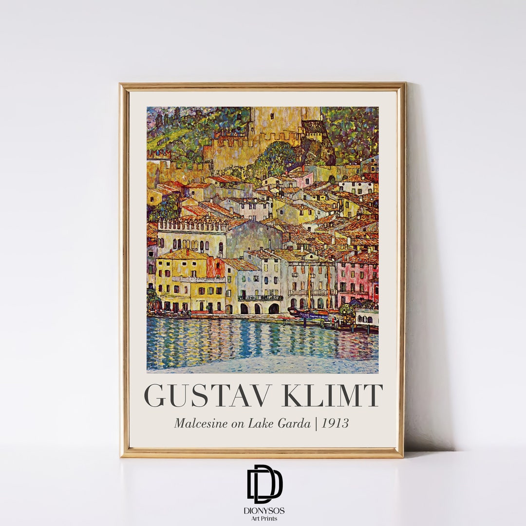 Artful Gustav Klimt Landscape Printable Art, Vintage Gustave Klimt ...