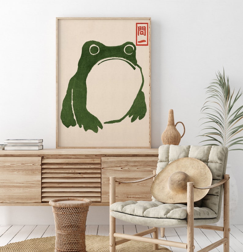 Japanese Matsumoto Hoji Frog Set of 3 Vintage Frog Woodblock - Etsy