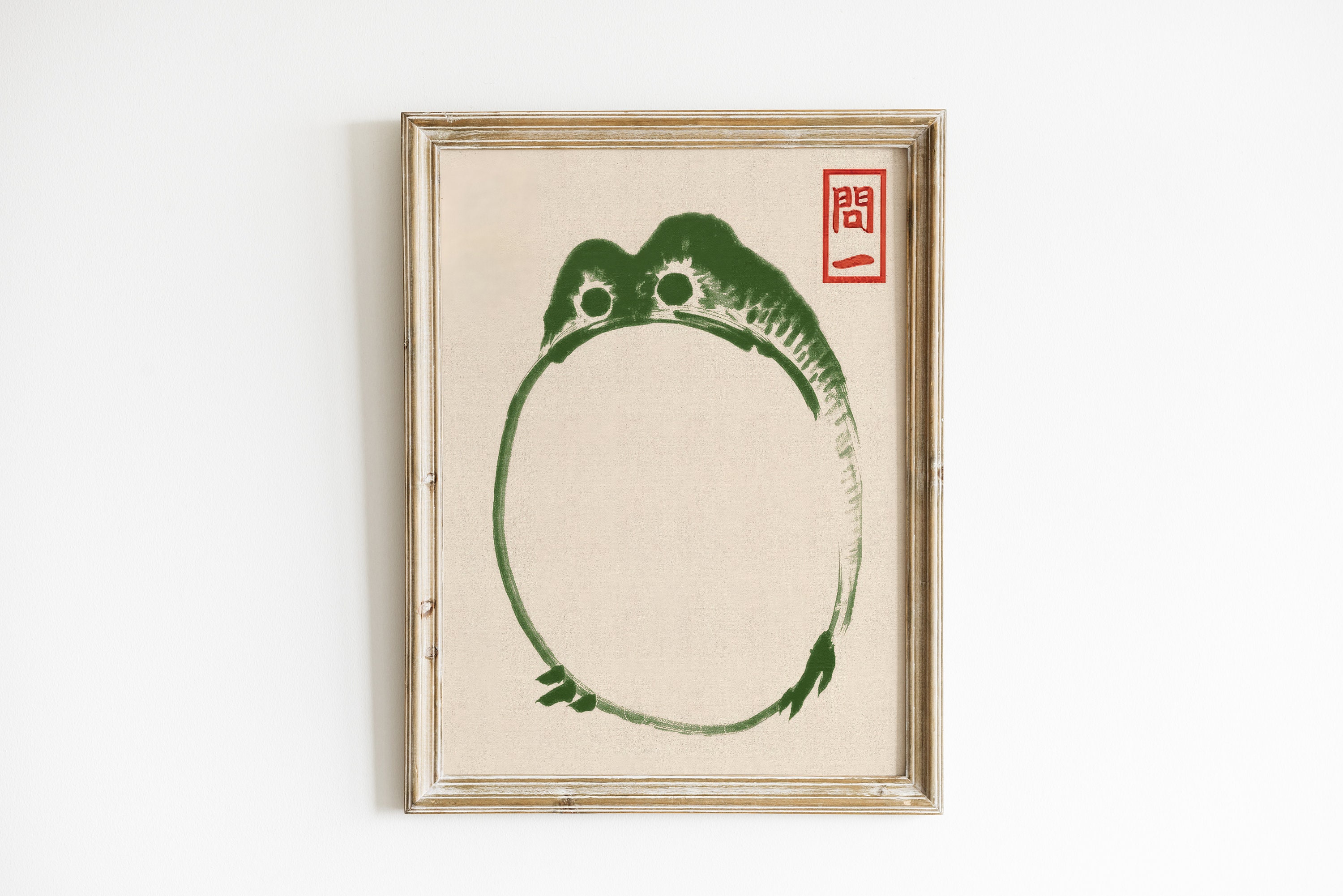 Japanese Matsumoto Hoji Frog Print Vintage Frog Woodblock - Etsy