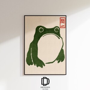 Japanese Matsumoto Hoji Frog Set of 3 Vintage Frog Woodblock - Etsy