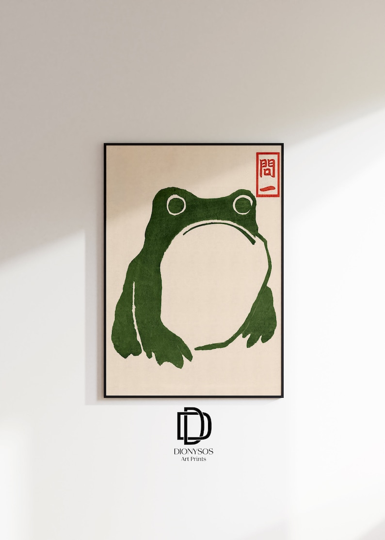 Japanese Matsumoto Hoji Frog Set of 3 Vintage Frog Woodblock - Etsy