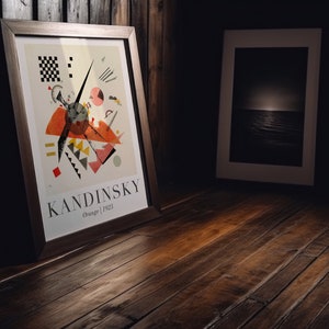 Wassily Kandinsky Art Print, Vintage Kandinsky Exhibition Poster ...