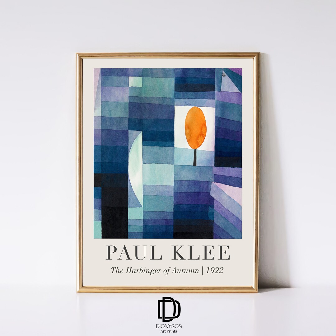 Artful Paul Klee Printable Wall Art, Vintage Abstract Gallery Wallart ...